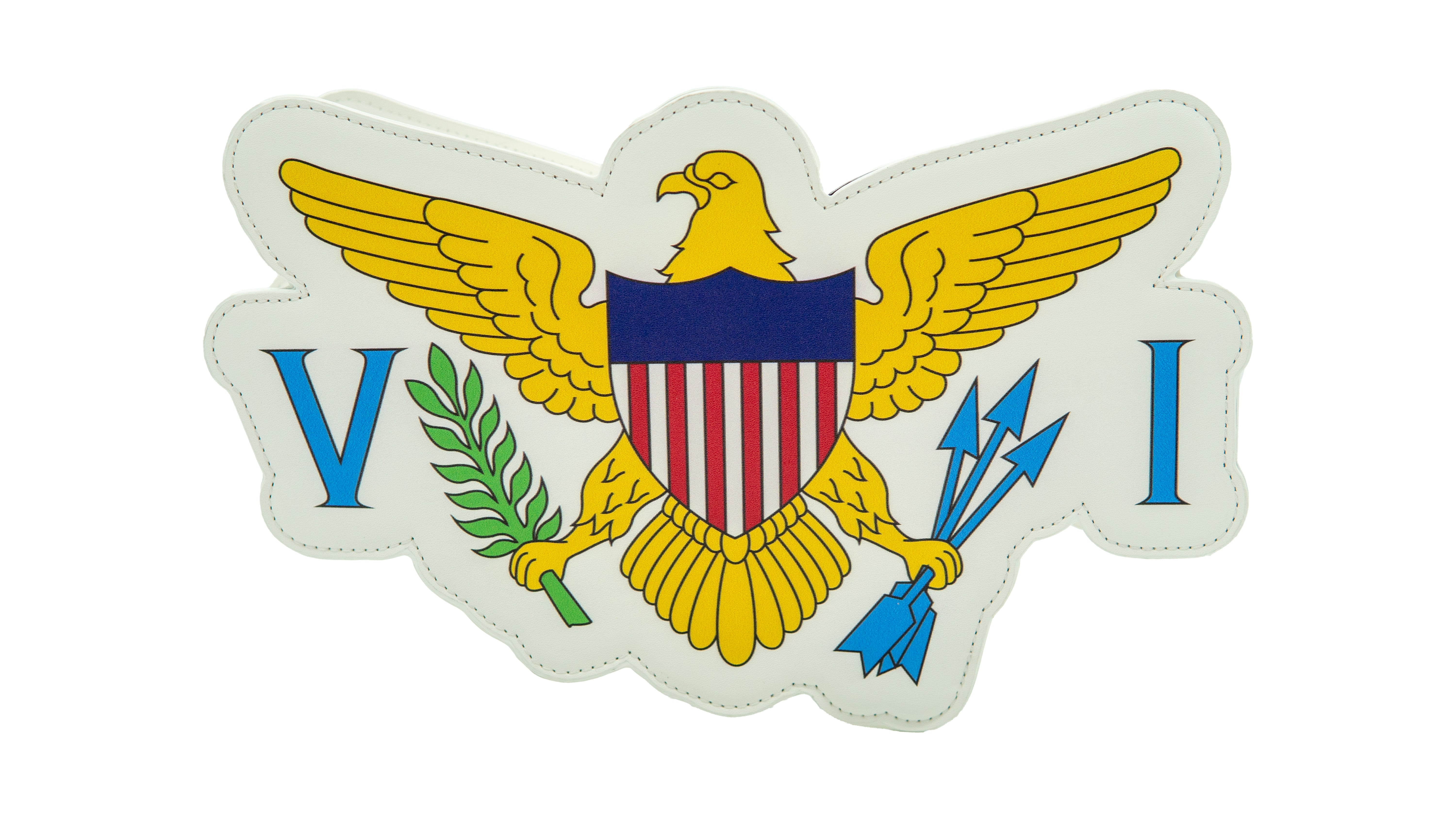 VI Flag Thigh Bag – Frangipani Palm